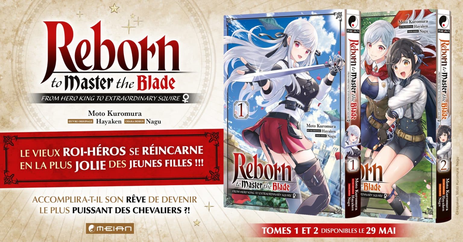 Reborn to Master the Blade : le manga arrive chez Meian