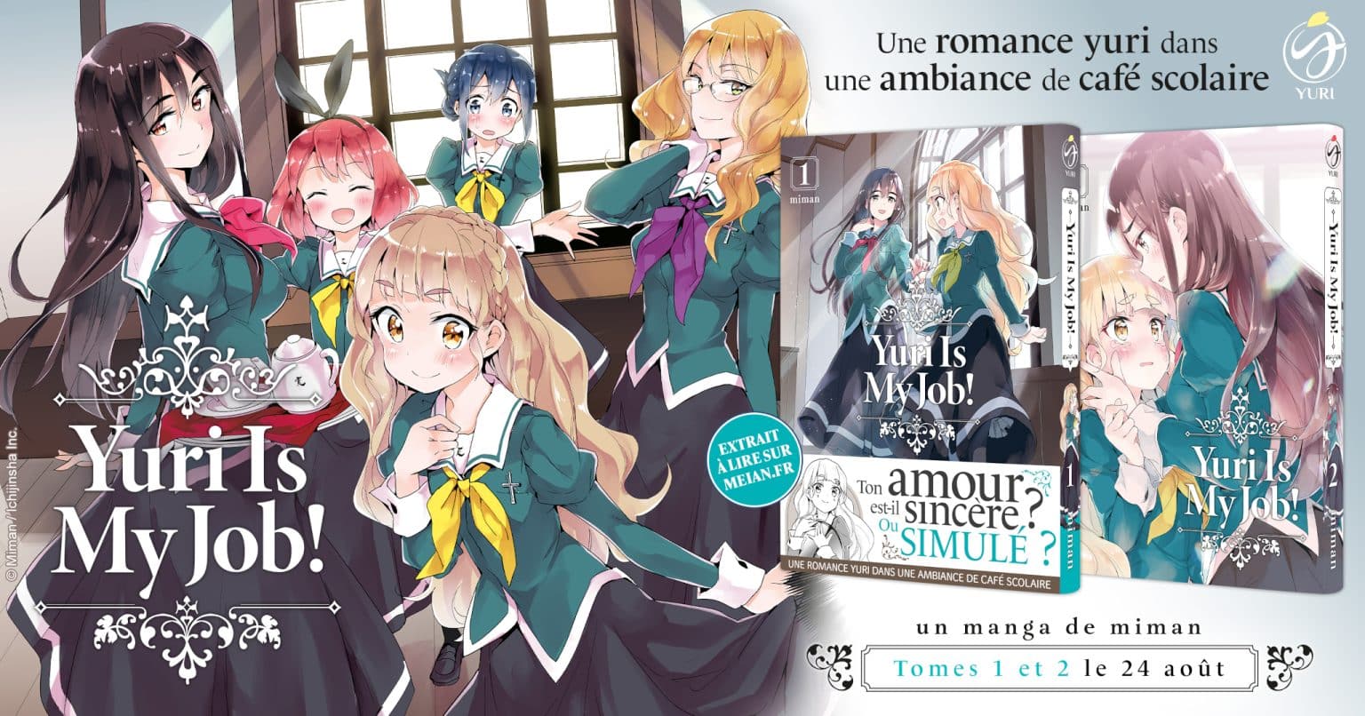 Le manga Yuri Is My Job révèle sa Date de Sortie en France