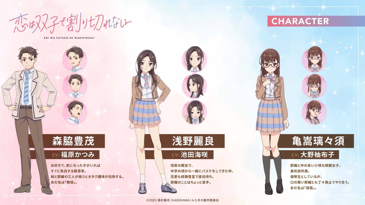Koi wa Futago de Warikirenai : Date de Sortie de l'anime, Trailer…