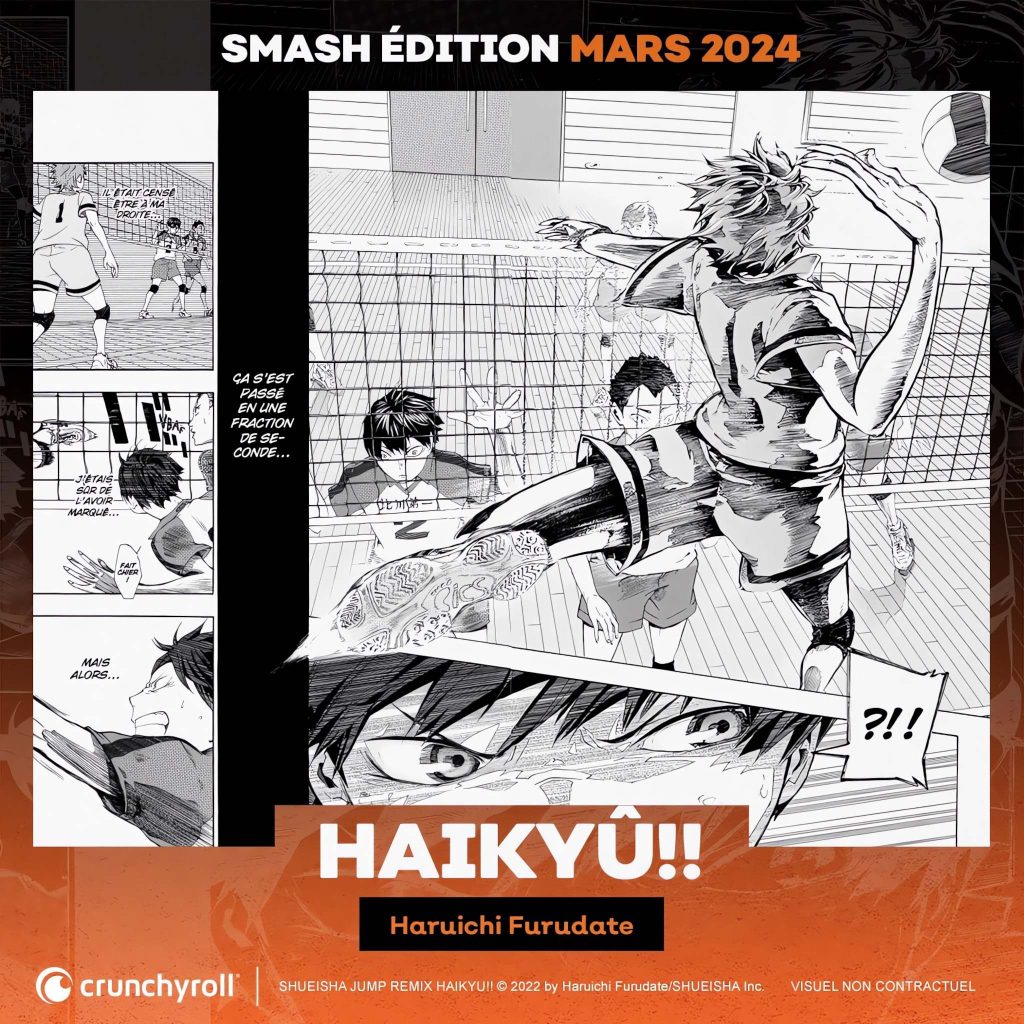 Manga Haikyu!! : Crunchyroll annonce une Smash Édition