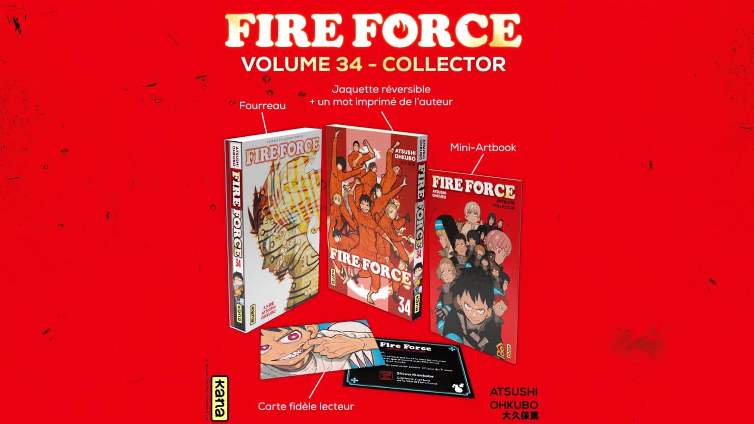 Fire Force : un collector annoncé pour le tome 34 du manga - AnimOtaku